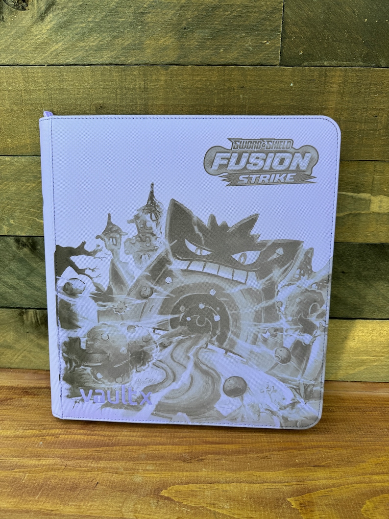 Pokemon Fusion Strike Custom Premium Laser Engraved Vault X Binder ...