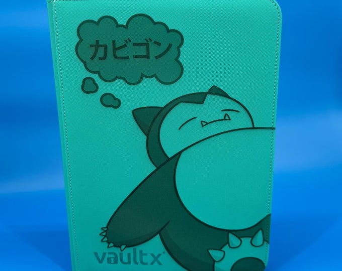 Pokemon Snorlax Vault X Binder (9 Pocket, 360 Side-loading Slots) - Etsy