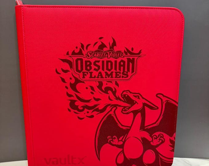 Pokemon Obsidian Flames Vault X Binder (12 Pocket, 480 Side-loading ...