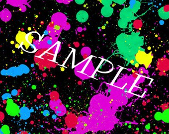 Bright Neon, Paint Splatter, Paintball, Paint Splash, Scrapbooking ...