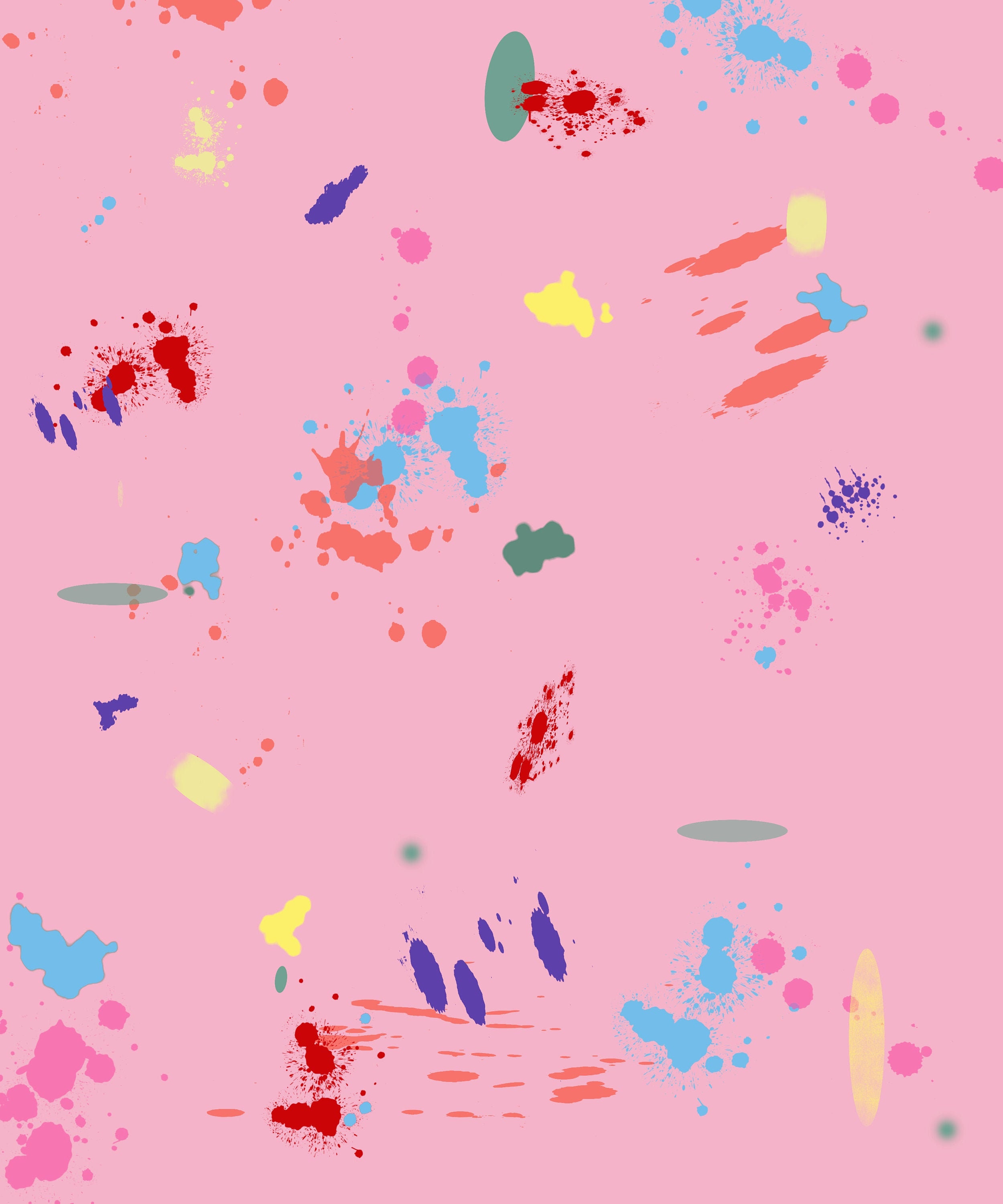 Paint Splatter, Digital Download, Scrapbooking, Invitation Paper, Neon ...