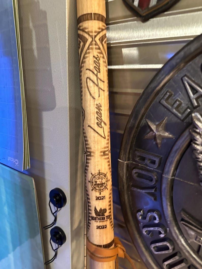 Custom Laser Engraved Walking Stick - Etsy