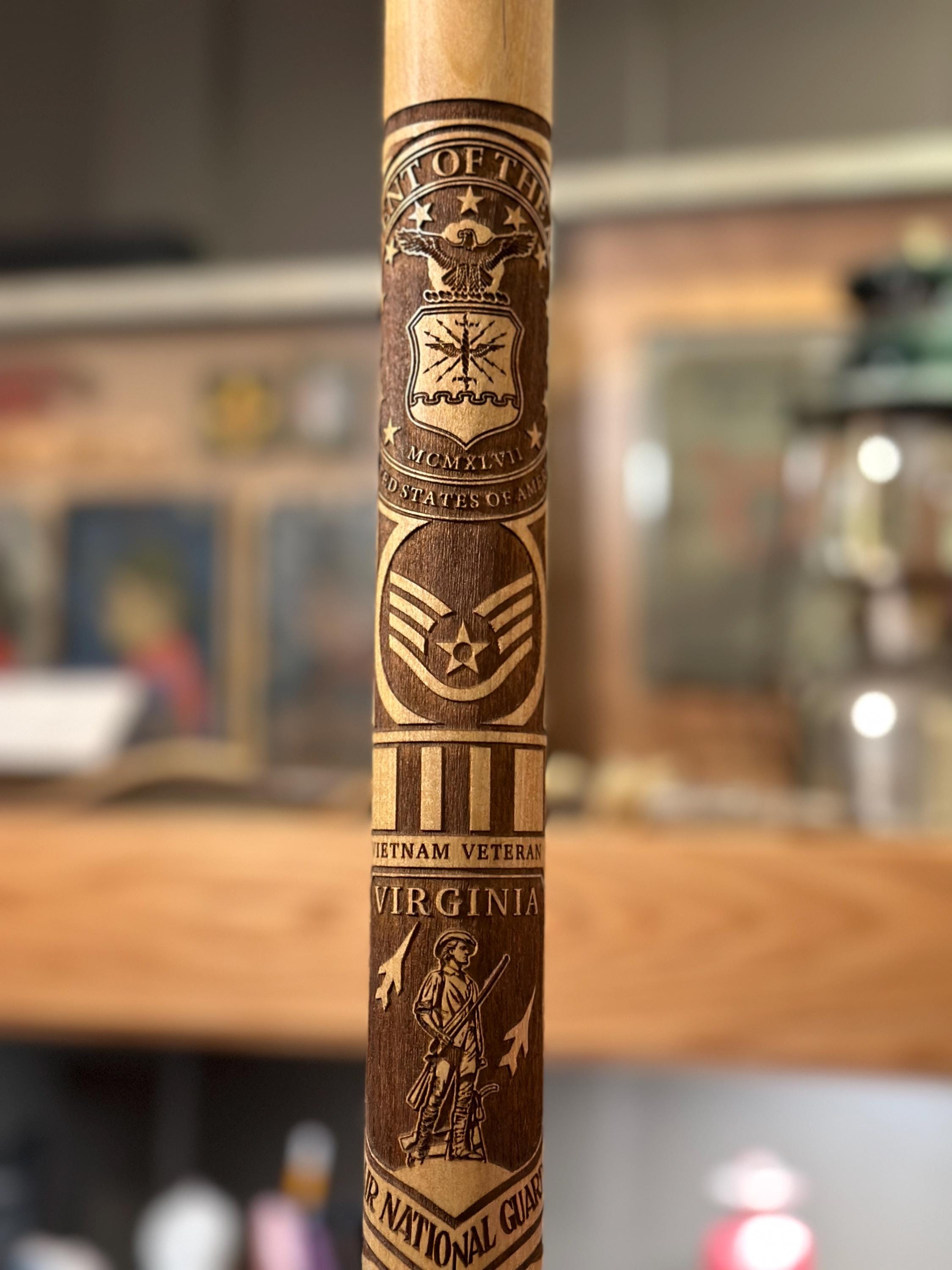 Custom Laser Engraved Walking Stick - Etsy