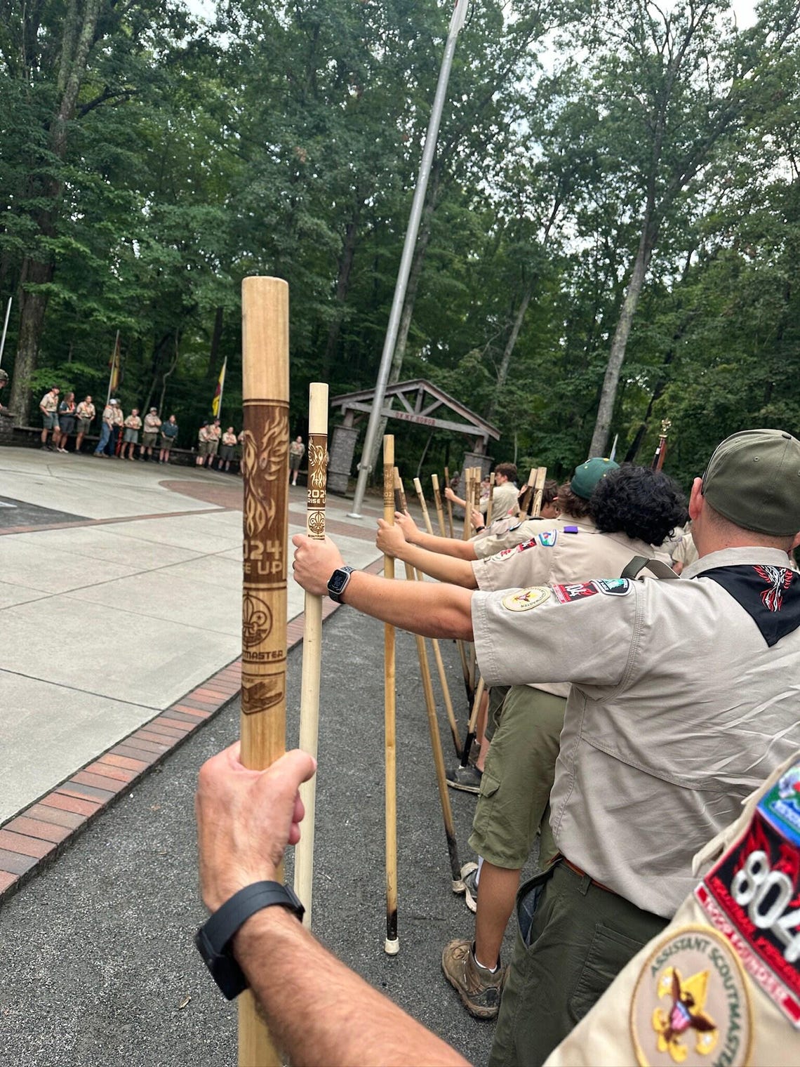 Eagle Scout Walking Stick, Court of Honor, Scout Stave. Officially ...