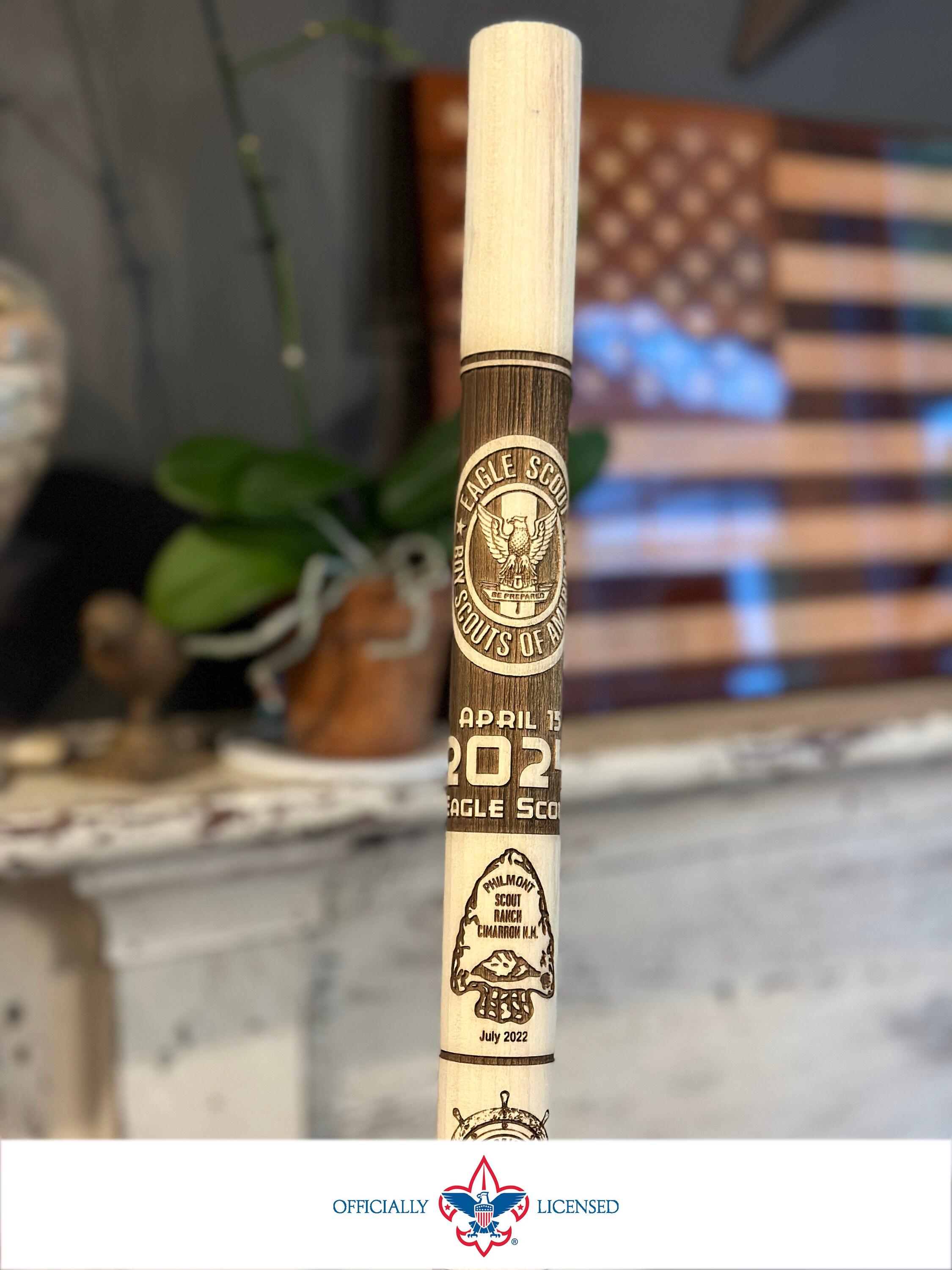 Eagle Scout Walking Stick, Court of Honor, Scout Stave. Officially ...