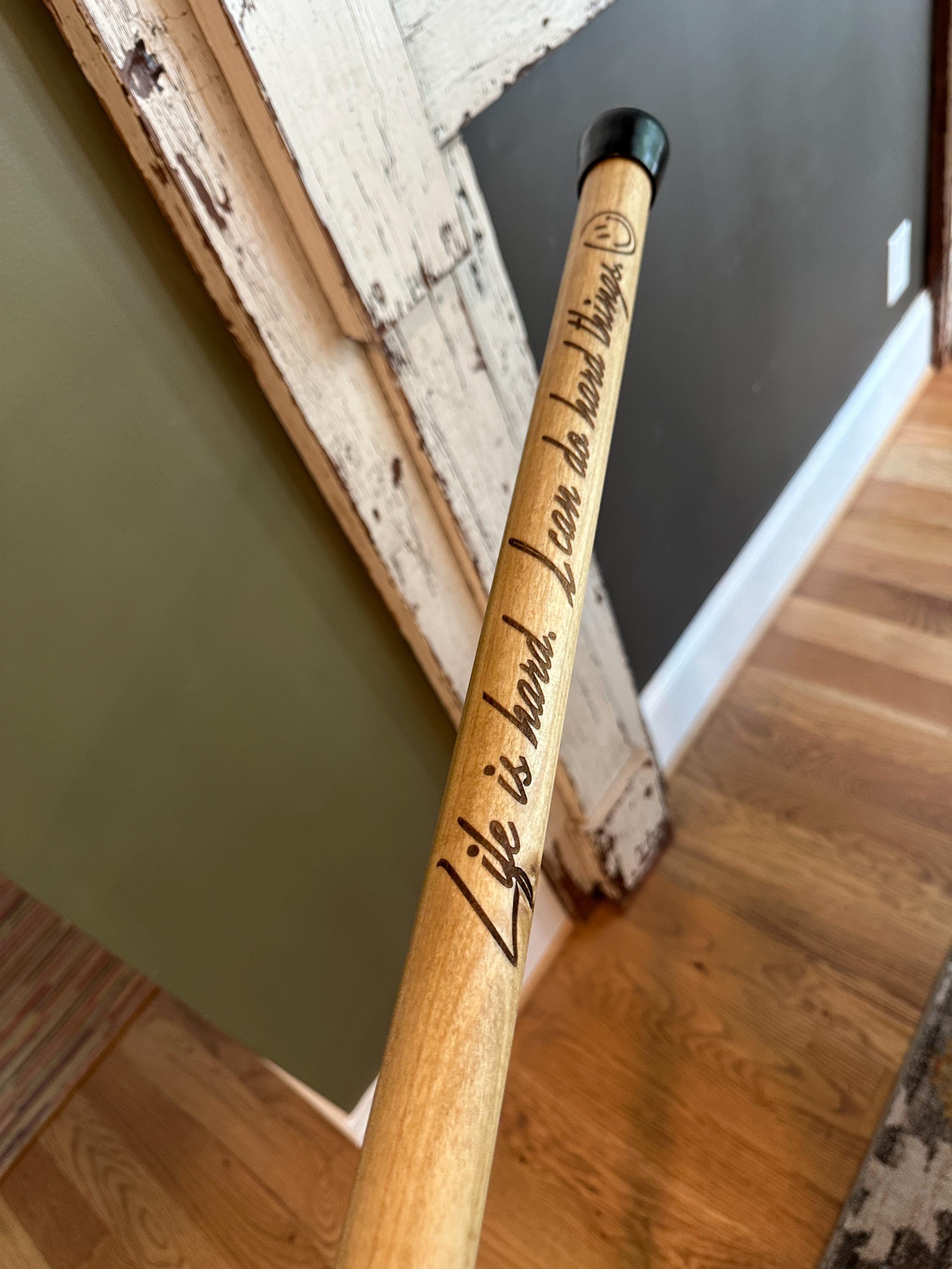 Custom Laser Engraved Walking Stick - Etsy
