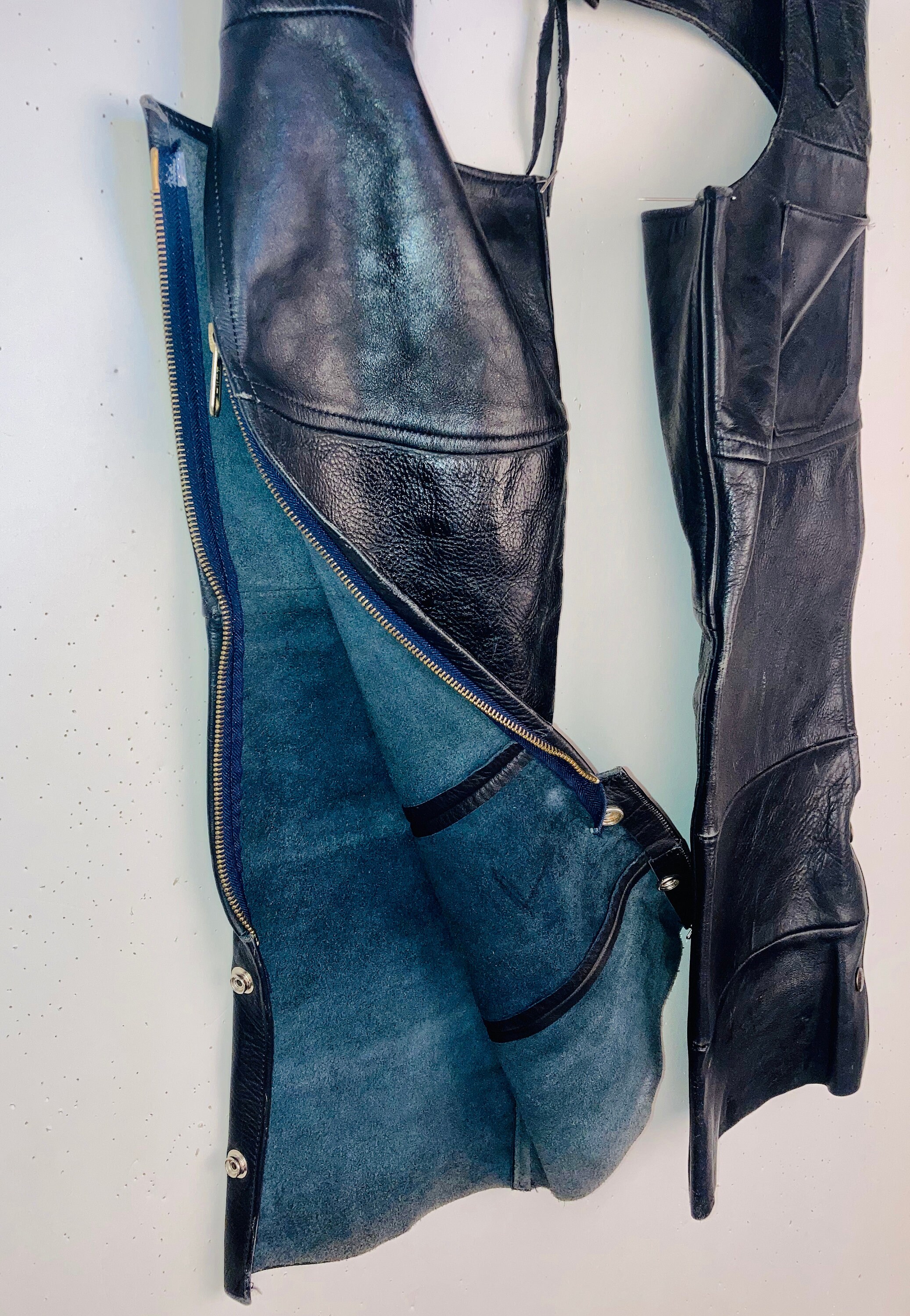 Kid's Soft Black Leather Chaps - Etsy