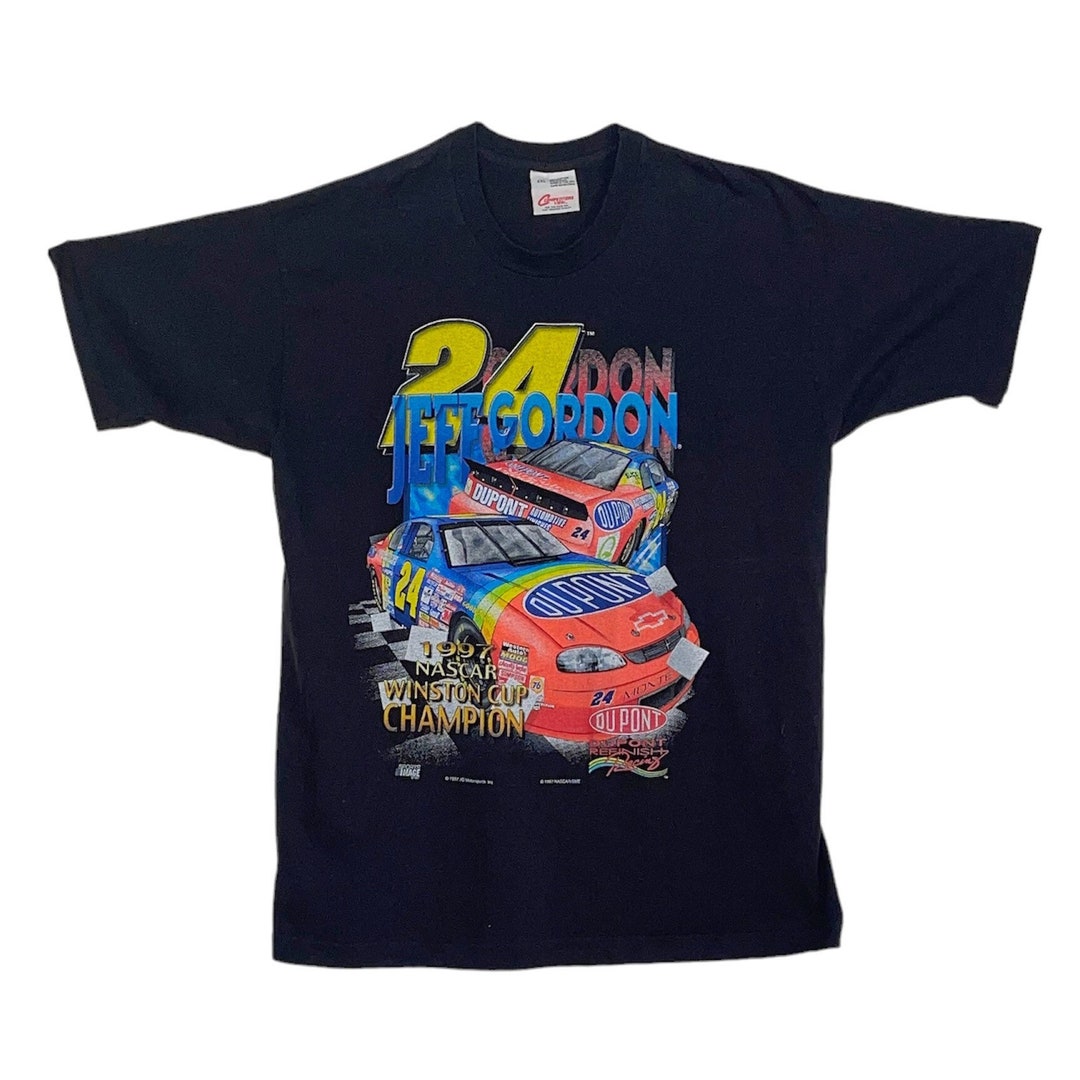 1997 Jeff Gordon NASCAR Graphic Tee | Vintage NASCAR Winston Cup T ...