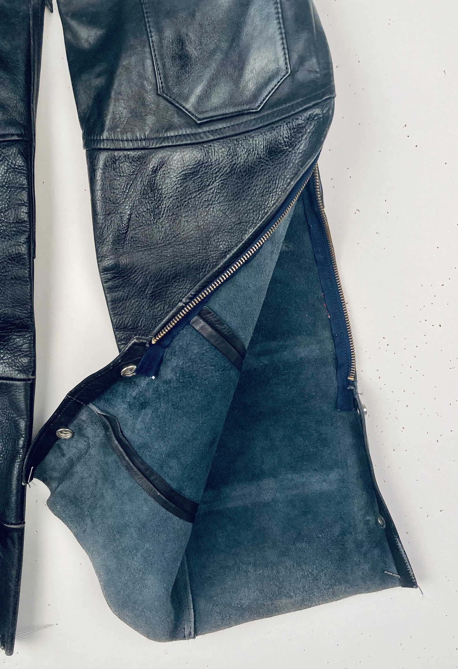 Kid's Soft Black Leather Chaps - Etsy