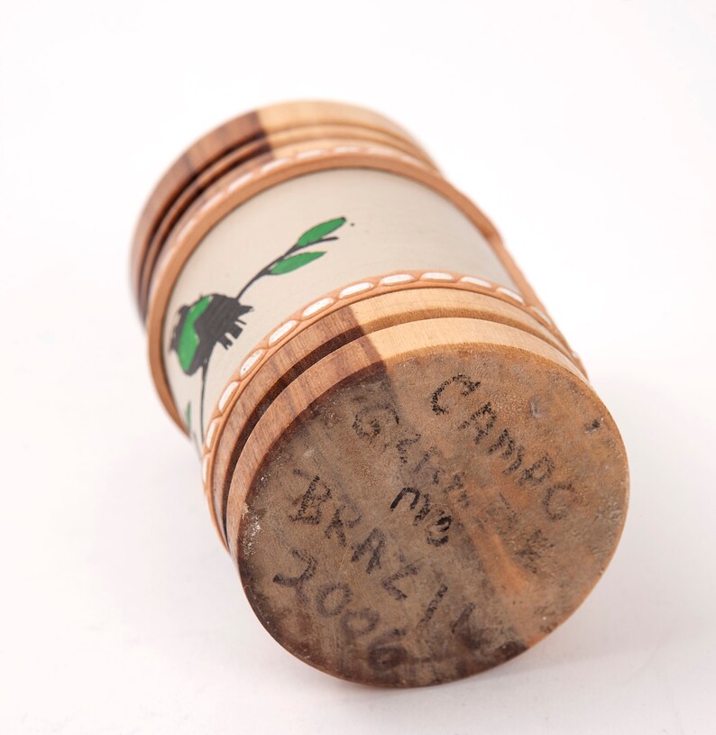 Novelty Painted Wood Tiki Toucan Cup - Etsy