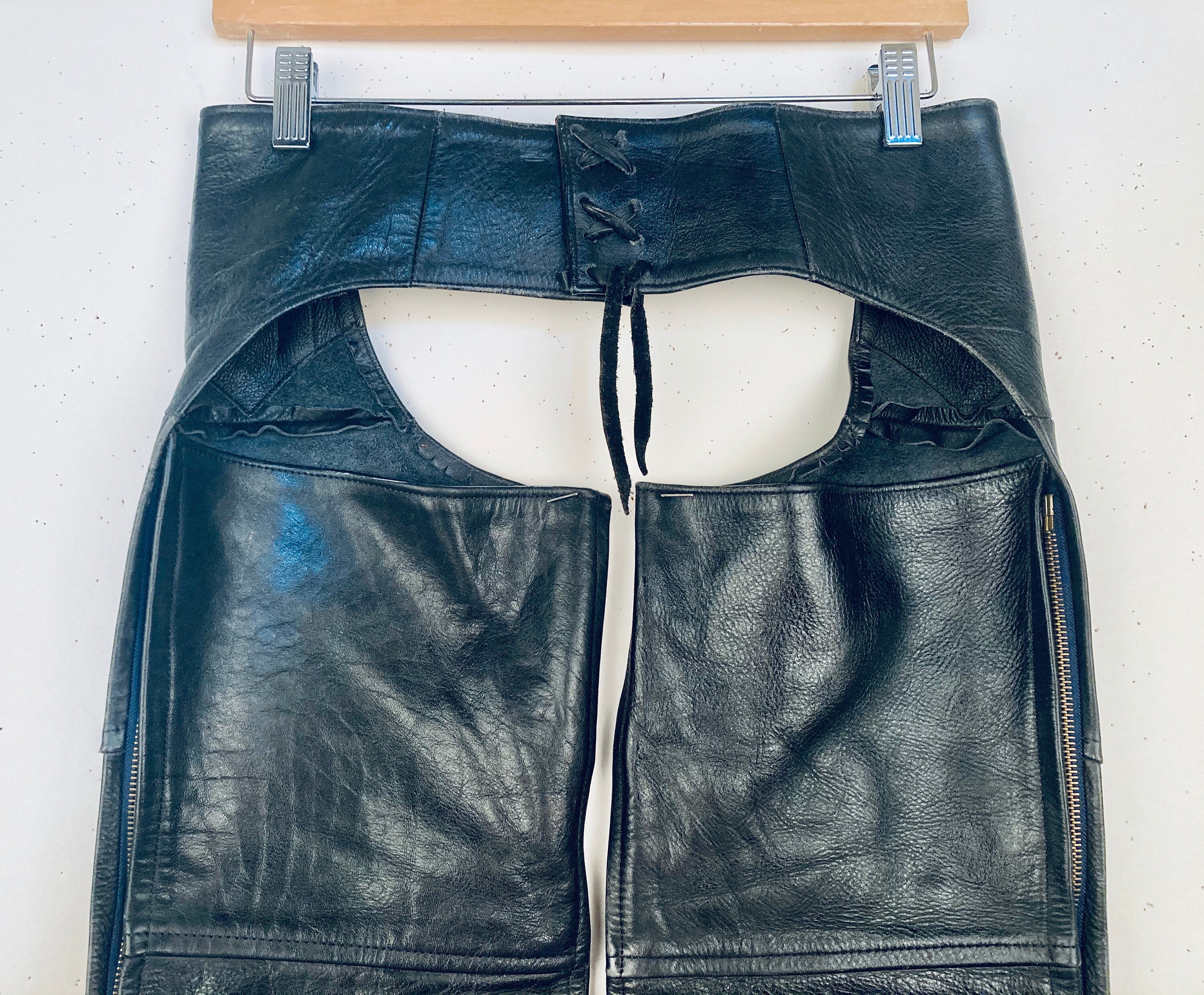 Kid's Soft Black Leather Chaps - Etsy
