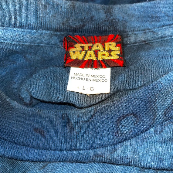 Star Wars Naboo Fighters Squadron Blue Tie Dye Tee - Gem