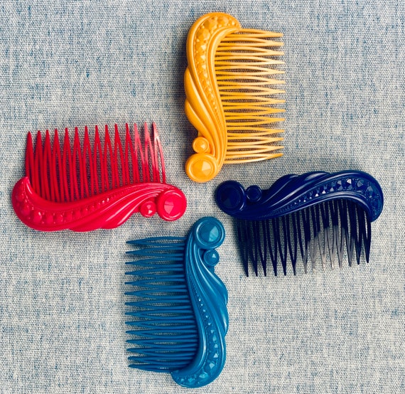 1980s Made in Germany Filigree Hair Combs | Etsy