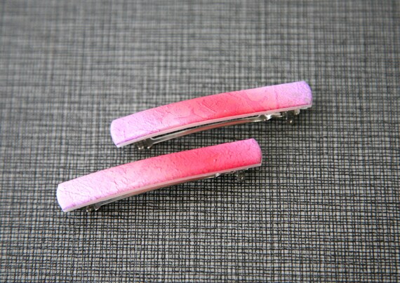 Vintage Neon 1980s French Barrettes - Etsy