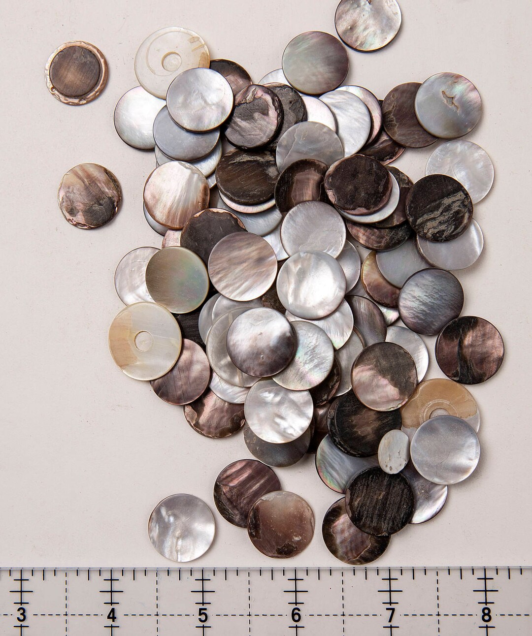 Vintage Abalone Discs | 250 Pieces - Etsy