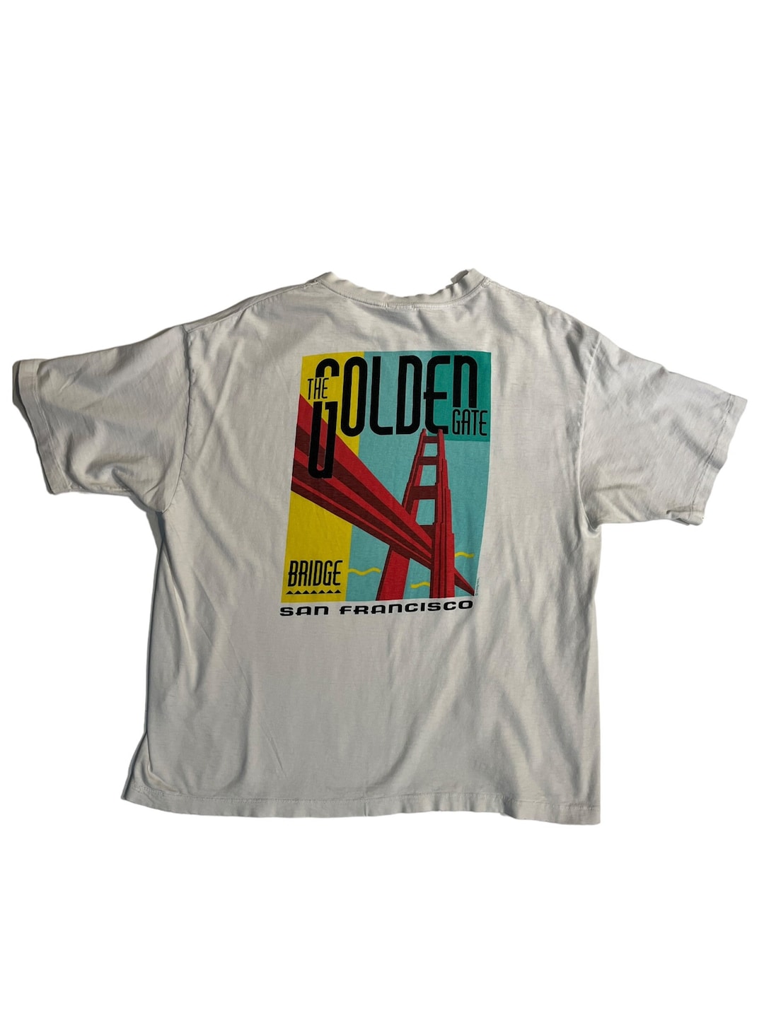 Golden Gate Bridge Crazy Shirts Printed Tee | San Francisco Sz. Large T ...