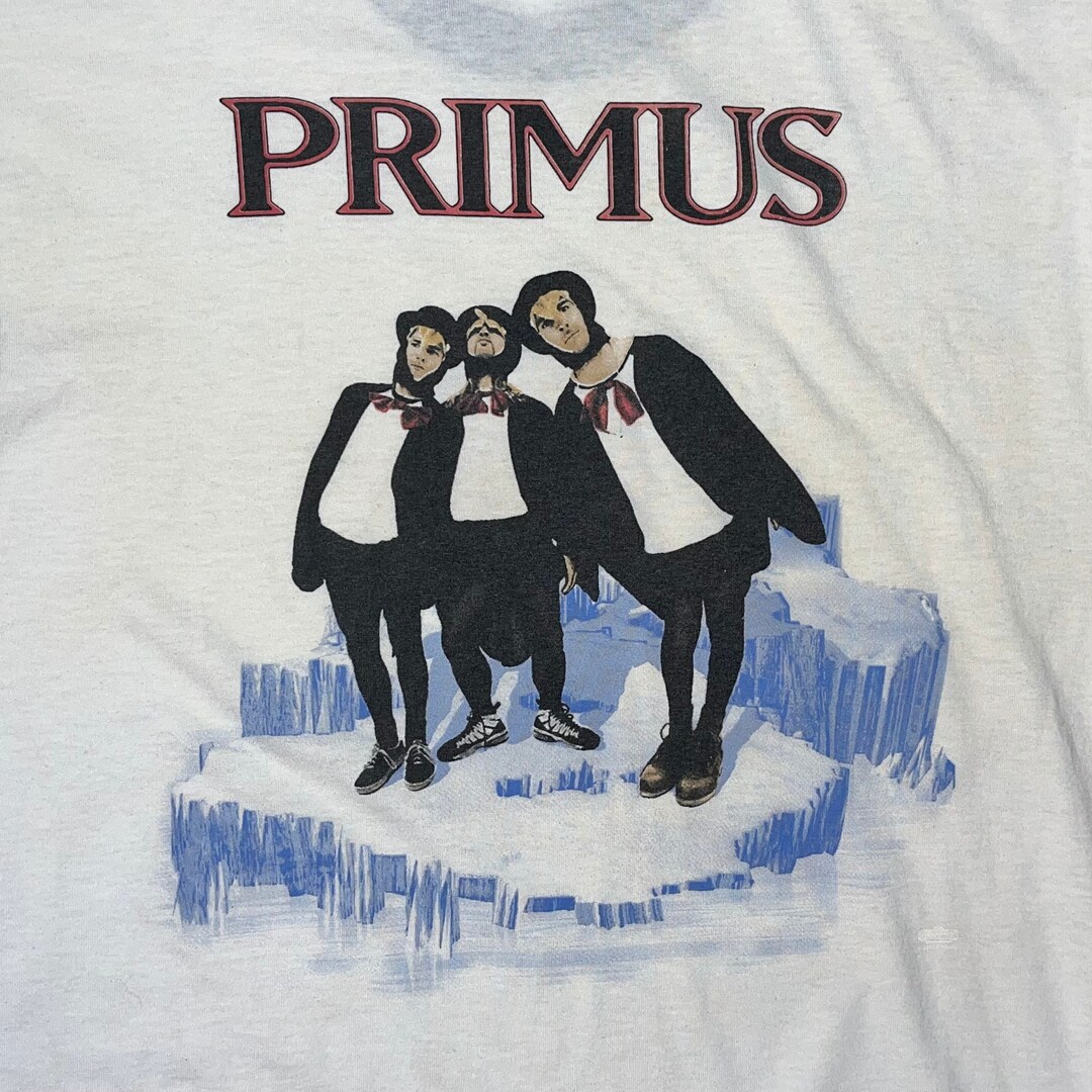 1990's Primus Penguins Band Tee - Vintage Band Tee Made in USA T-shirt ...