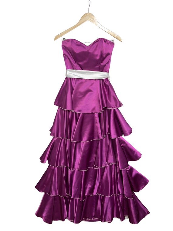 Maroon/Magenta Prom Dress - Gem