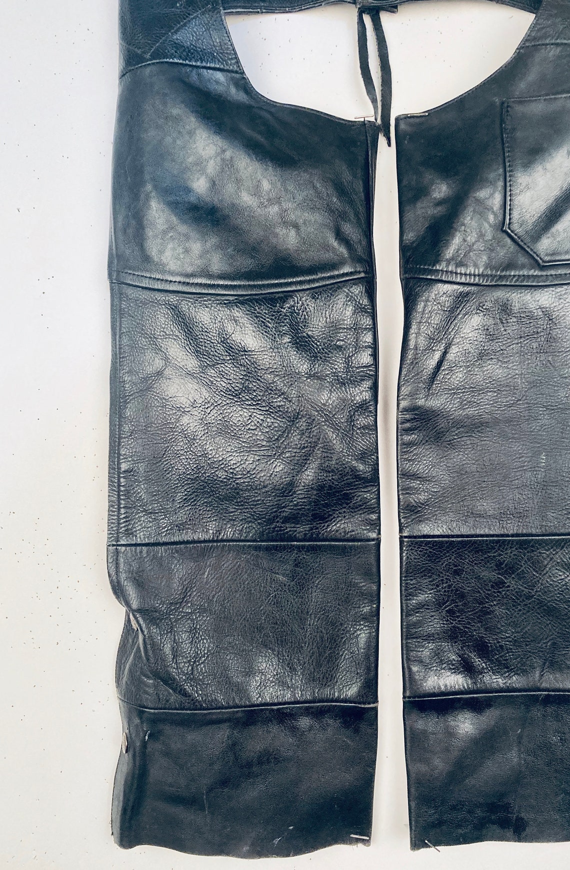 Kid's Soft Black Leather Chaps - Etsy