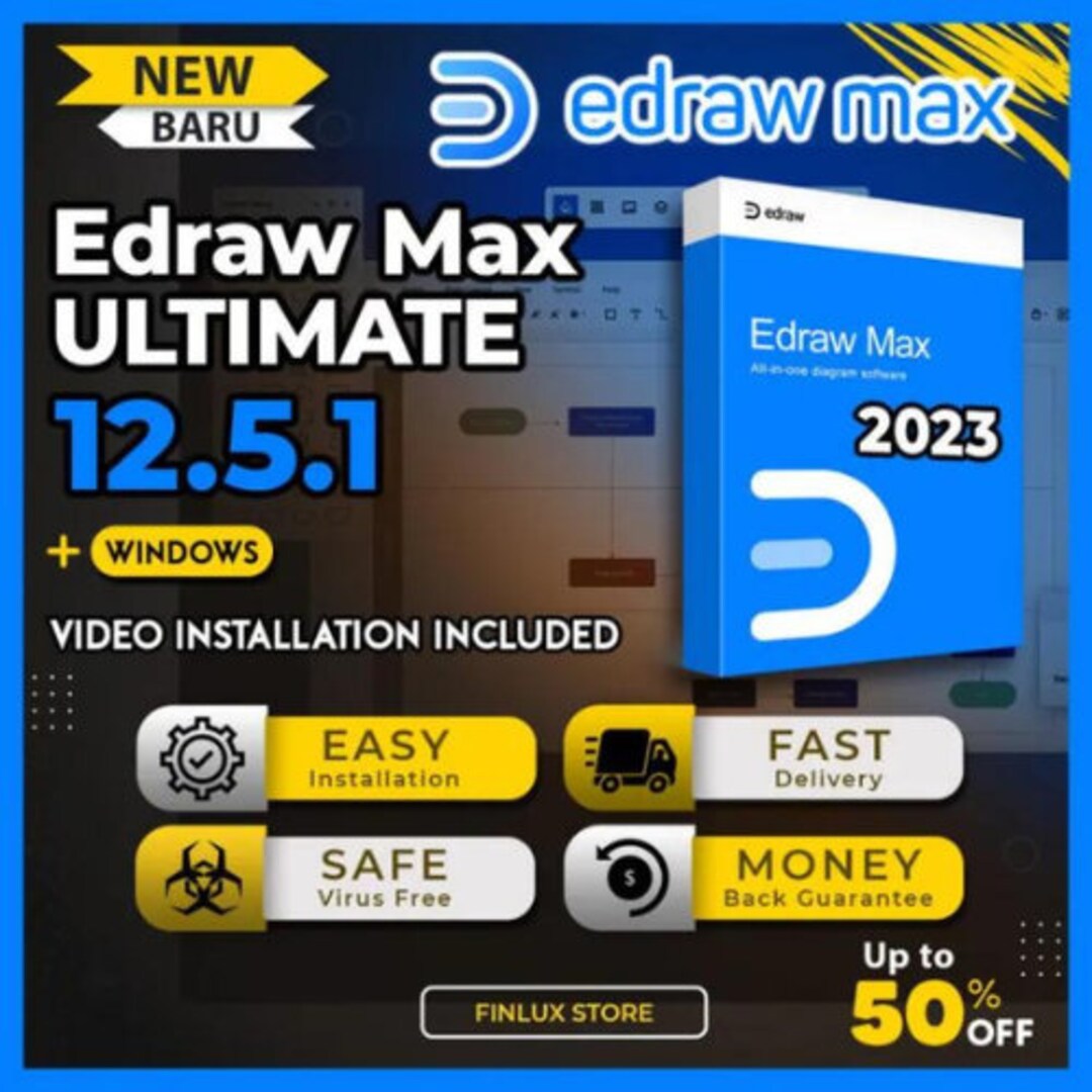 Edrawsoft Edraw Max V12 ULTIMATE Edition Latest 2023 Lifetime - Etsy