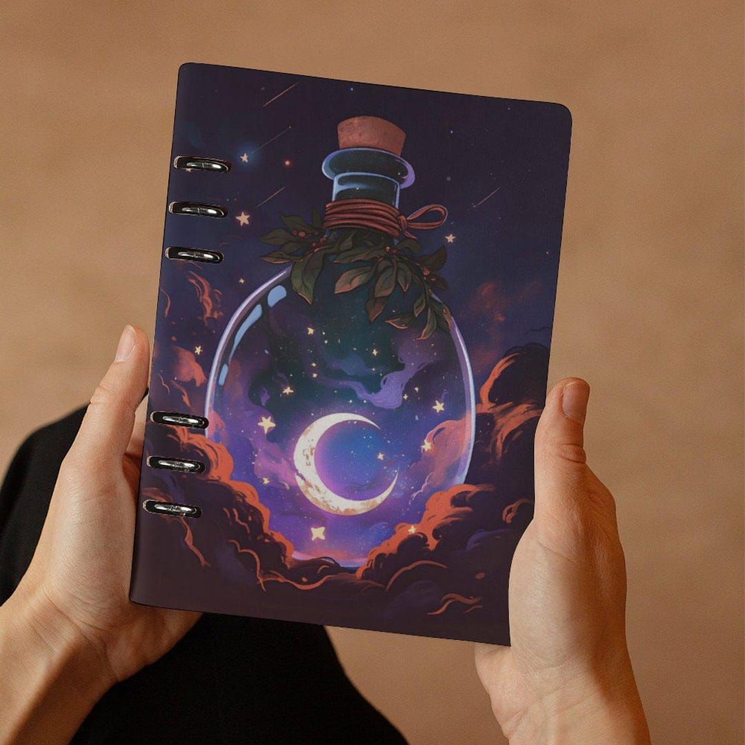 Apothecary Witch Journal Binder, Alchemy Potion Journals, Refillable A5 ...