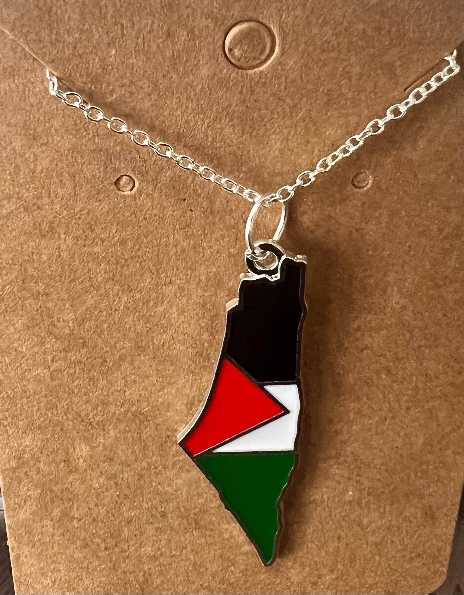Palestine Flag Necklace - Etsy