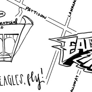 Sports Complex Philadelphia Map - Digital Download PDF - Etsy