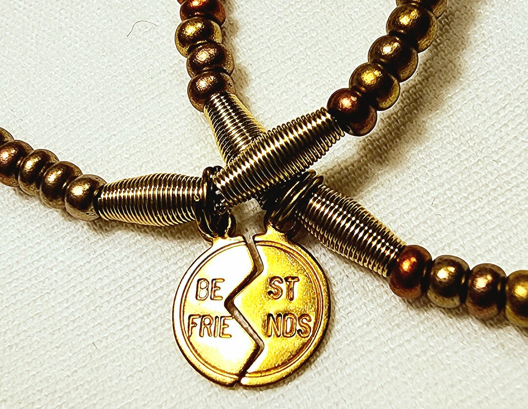 Best Friend Charm Necklace, BFF Gift, Matching Jewelry Pair. Best ...