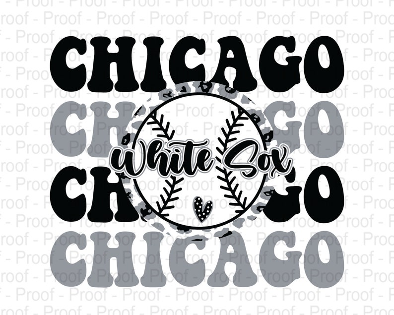 White Sox Baseball Svg, Go White Sox Svg, Retro Jersey Font, White Sox ...