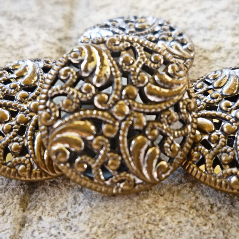 Metal Mirror Buttons - Etsy