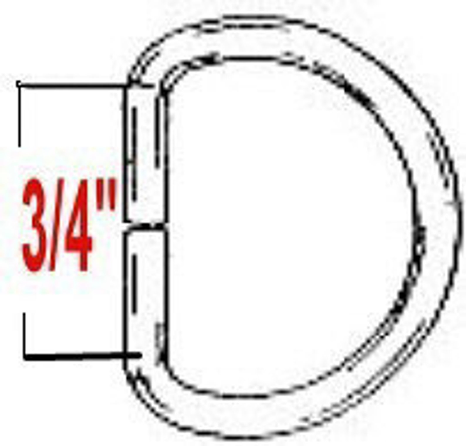 20 PIECES 3/4 HEAVY WELDED D Ring 3/4 inch | Etsy