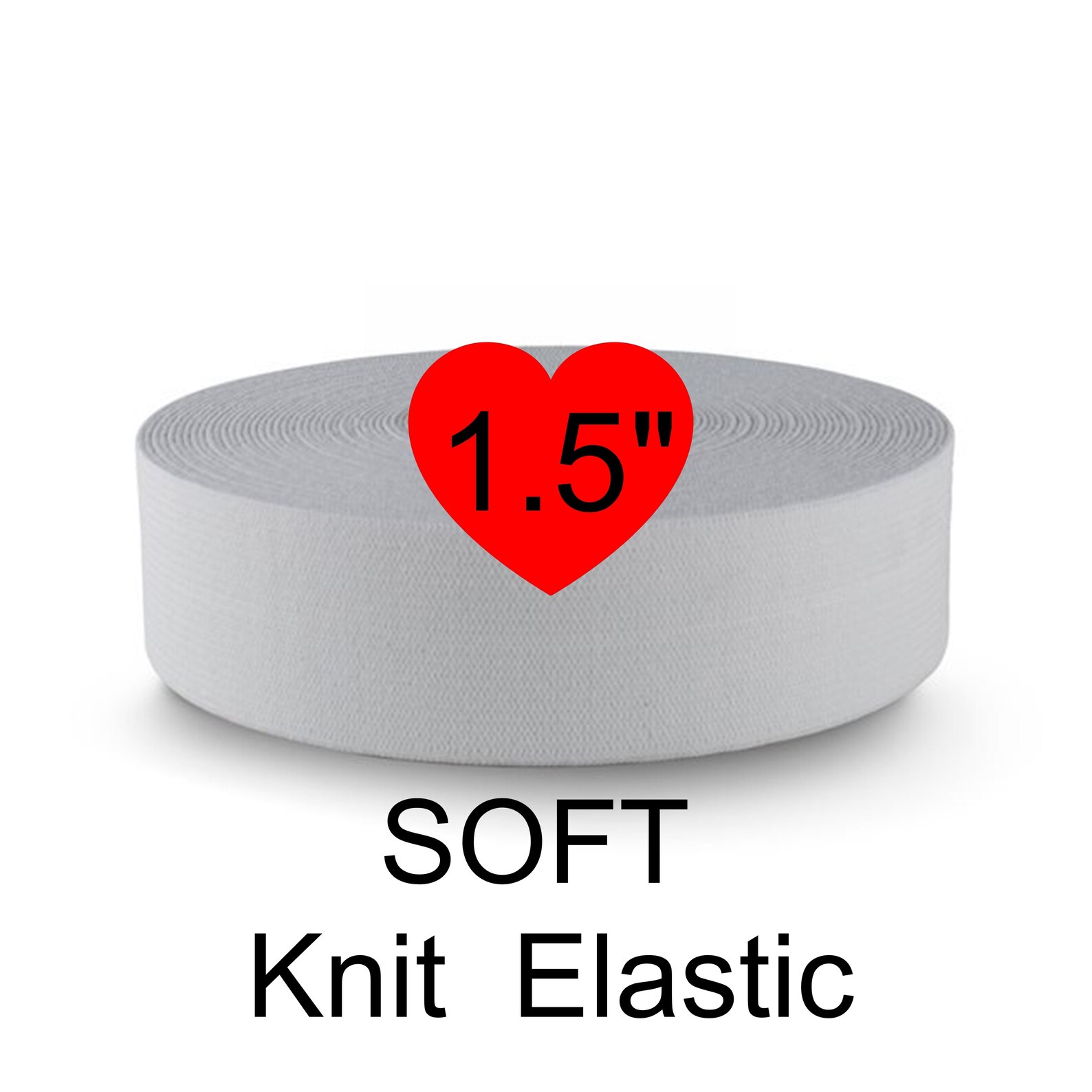 Assorted Lengths SOFT KNIT Waistband ELASTIC 1 or 1 | Etsy
