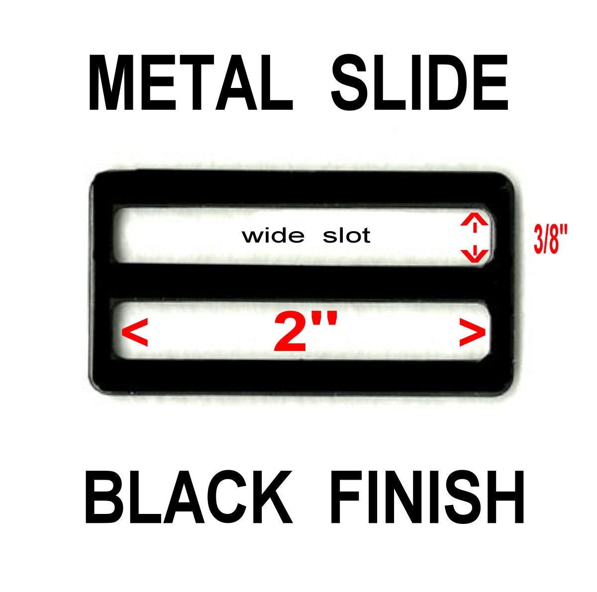 10 PIECES 2 Slide Adjuster HEAVY Metal WIDE Mouth | Etsy