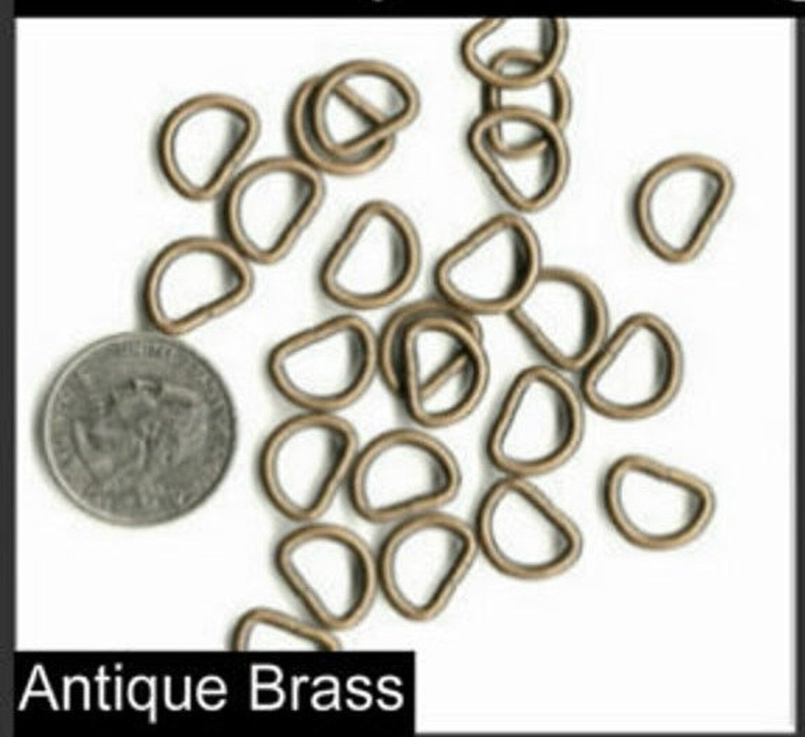 20 or 50 or 100 PIECES 3/8 Split D Rings Non Welded - Etsy