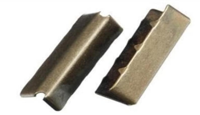 50 Pieces 1 Metal Belt End Tip Your Choice of | Etsy