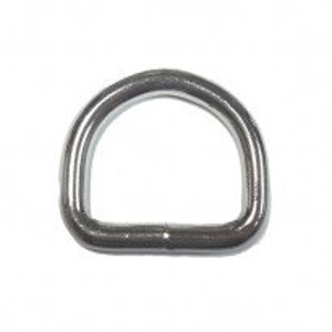 20 PIECES 3/4 HEAVY WELDED D Ring, 3/4 Inch, 19.05mm, 9 Gauge Nickel ...