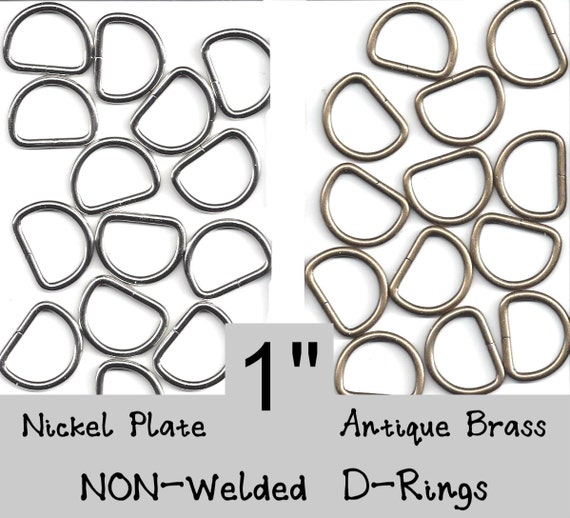 20 PIECES 1 Split D Rings 25mm 10 gauge NON | Etsy