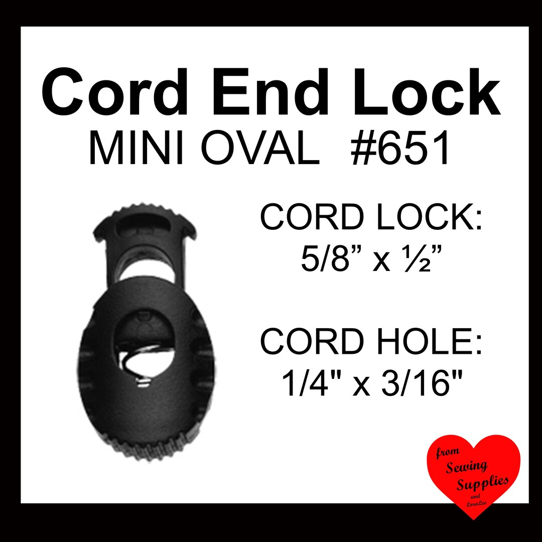 20, 40, 50 or 100 PIECES - Cord End Adjuster Stop Locks - Plastic - Etsy