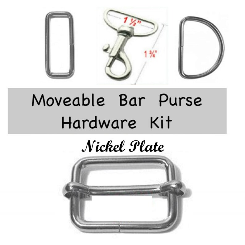 1 SET 1 1/2 Metal Handbag Purse Hardware Kit | Etsy