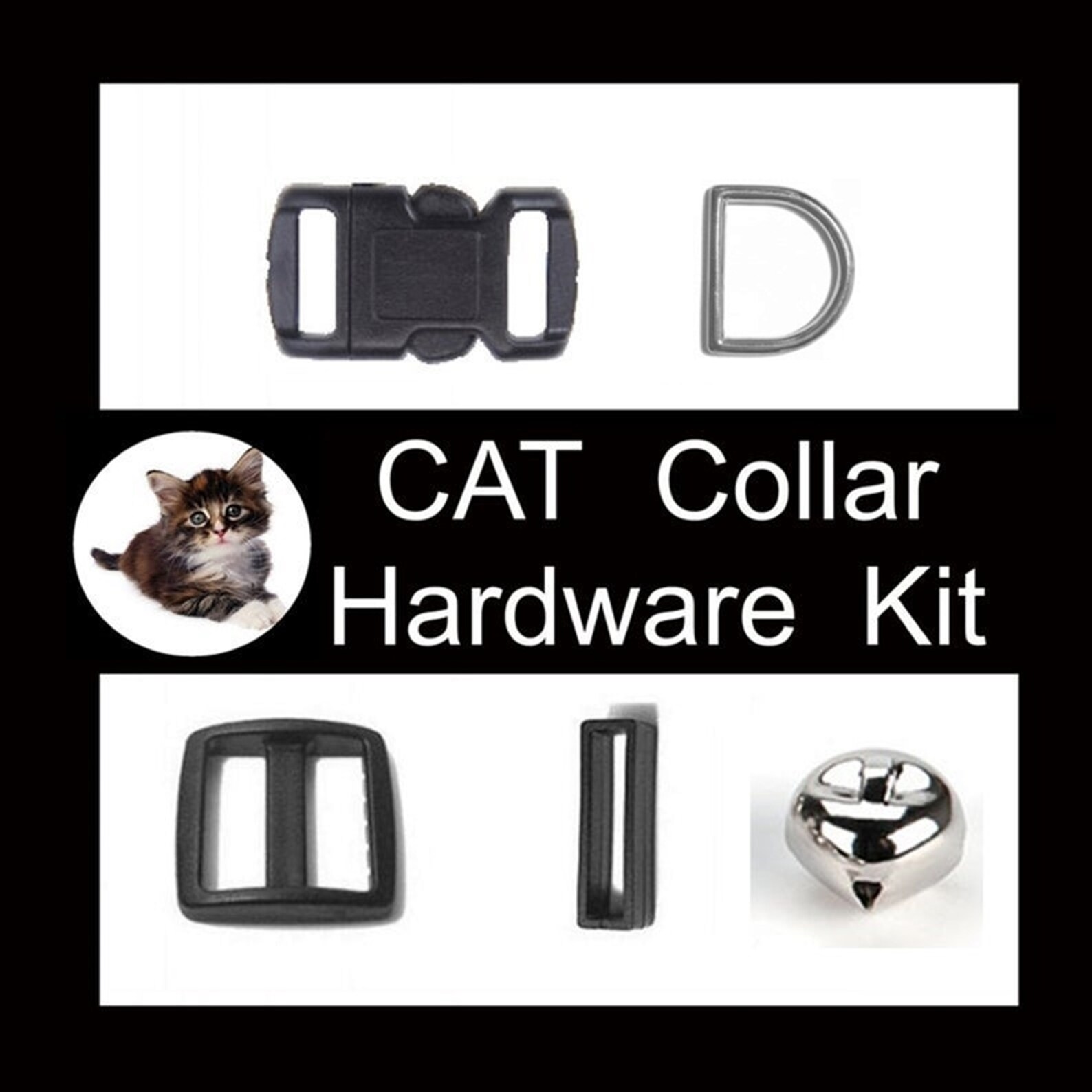 10 SETS 3/8 Cat Collar Kits 3/8 Inch 50 Pieces - Etsy