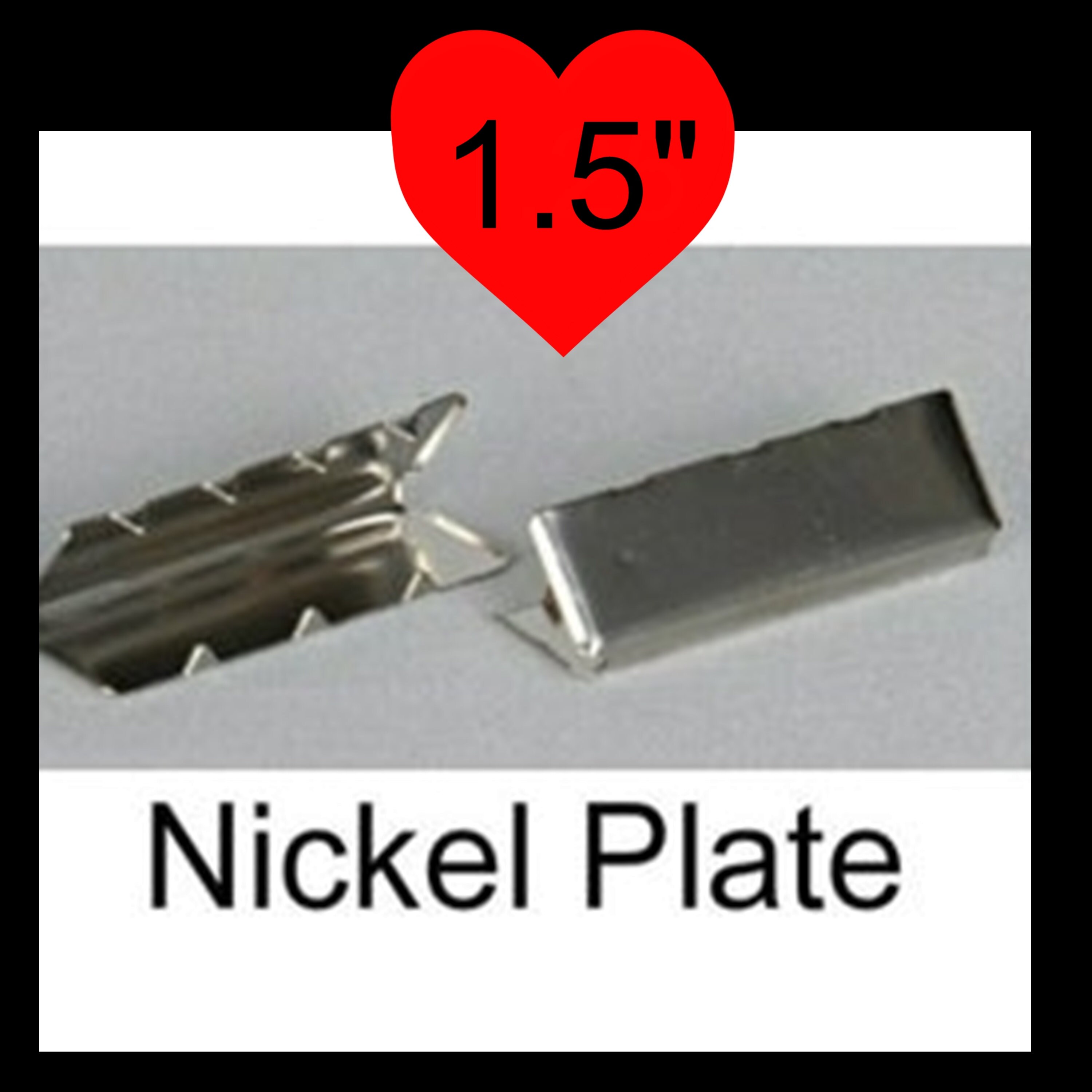 12 PIECES 1 1/2 Metal Belt End Tip 1.5 Your | Etsy