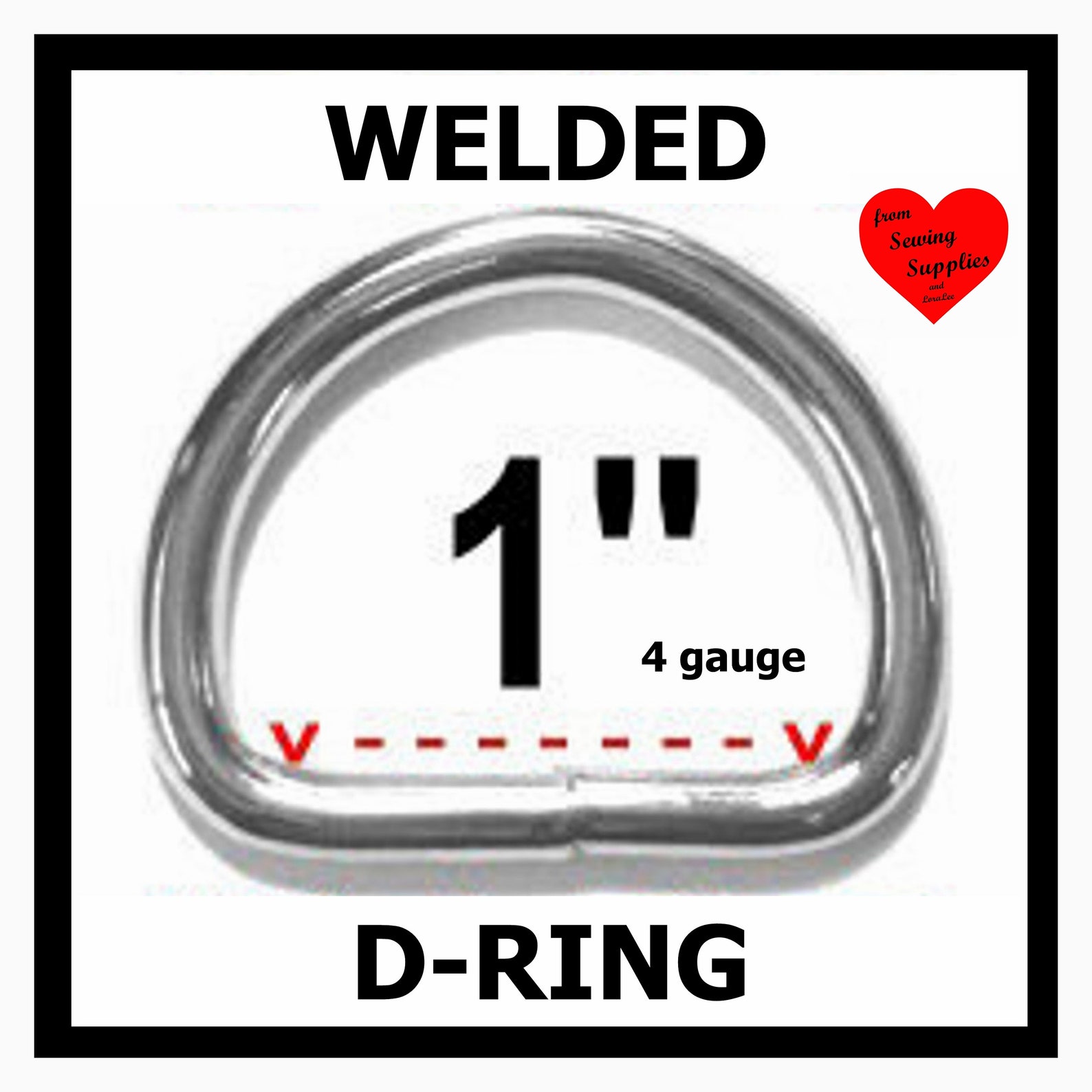 10 Pieces 1 Extra SUPER HEAVY WELDED D Rings 1 - Etsy