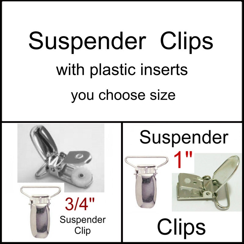Suspender Clips - Etsy