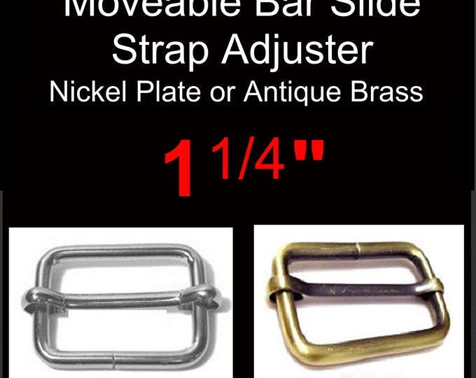 5 PIECES 1 1/4 Moveable Bar Slide Strap Adjuster - Etsy