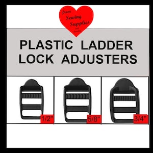 20 or 50 or 100 PIECES 1/2, 5/8 or 3/4 Ladder Tension Lock, Strap ...