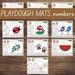 Counting and Numbers Play Dough Mats Printable Preschool Activities ...