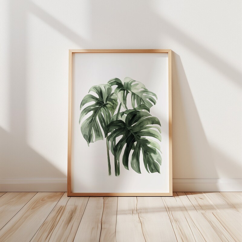 Monstera Print - Etsy