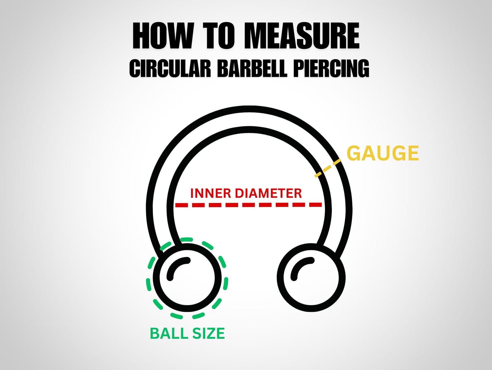 Titanium Horseshoe Barbell: Snug Circular Piercing Jewelry (18g/16g) - Etsy