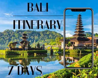 7 Day Travel Itinerary Template, Printable Travel Planner, Trip ...