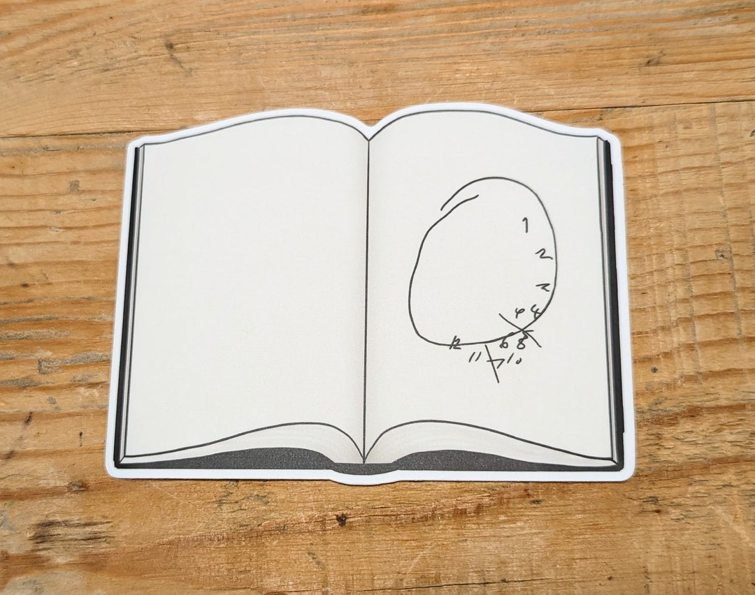 Hannibal Inspired Clock Journal Sticker - Etsy